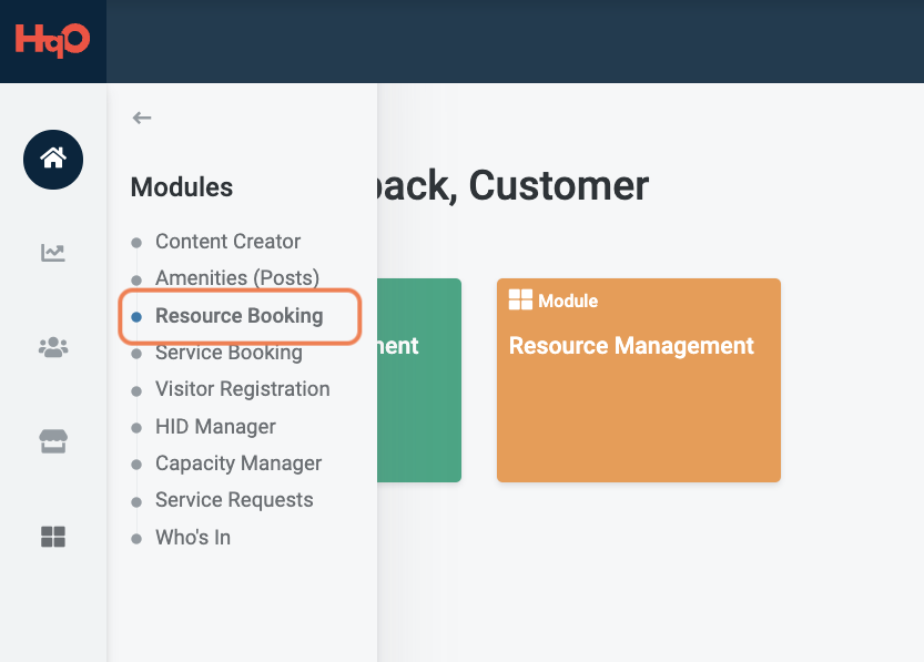 Configuring Resource Booking